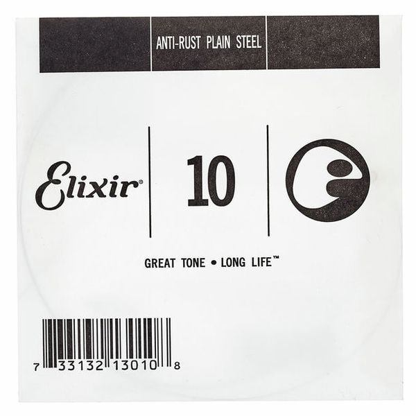 Elixir | .010 Plain Steel Single String – amc music shop
