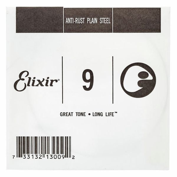 Elixir | .009 Plain Steel Single String – amc music shop