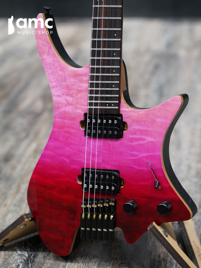 NK Guitars - 6 String Headless[Faded Pink] – amc music shop